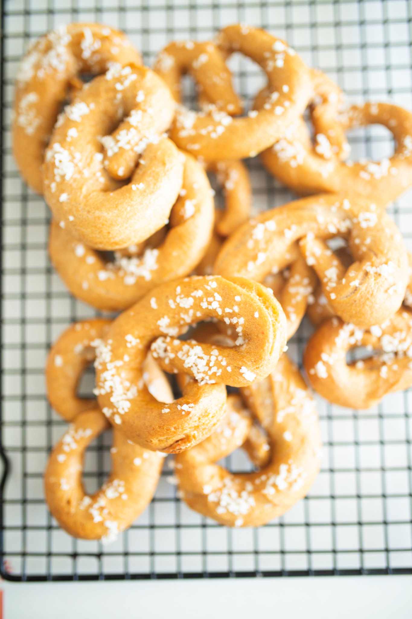 Easy Sourdough Pretzels made with Fresh Milled Flour - The Rose Homestead