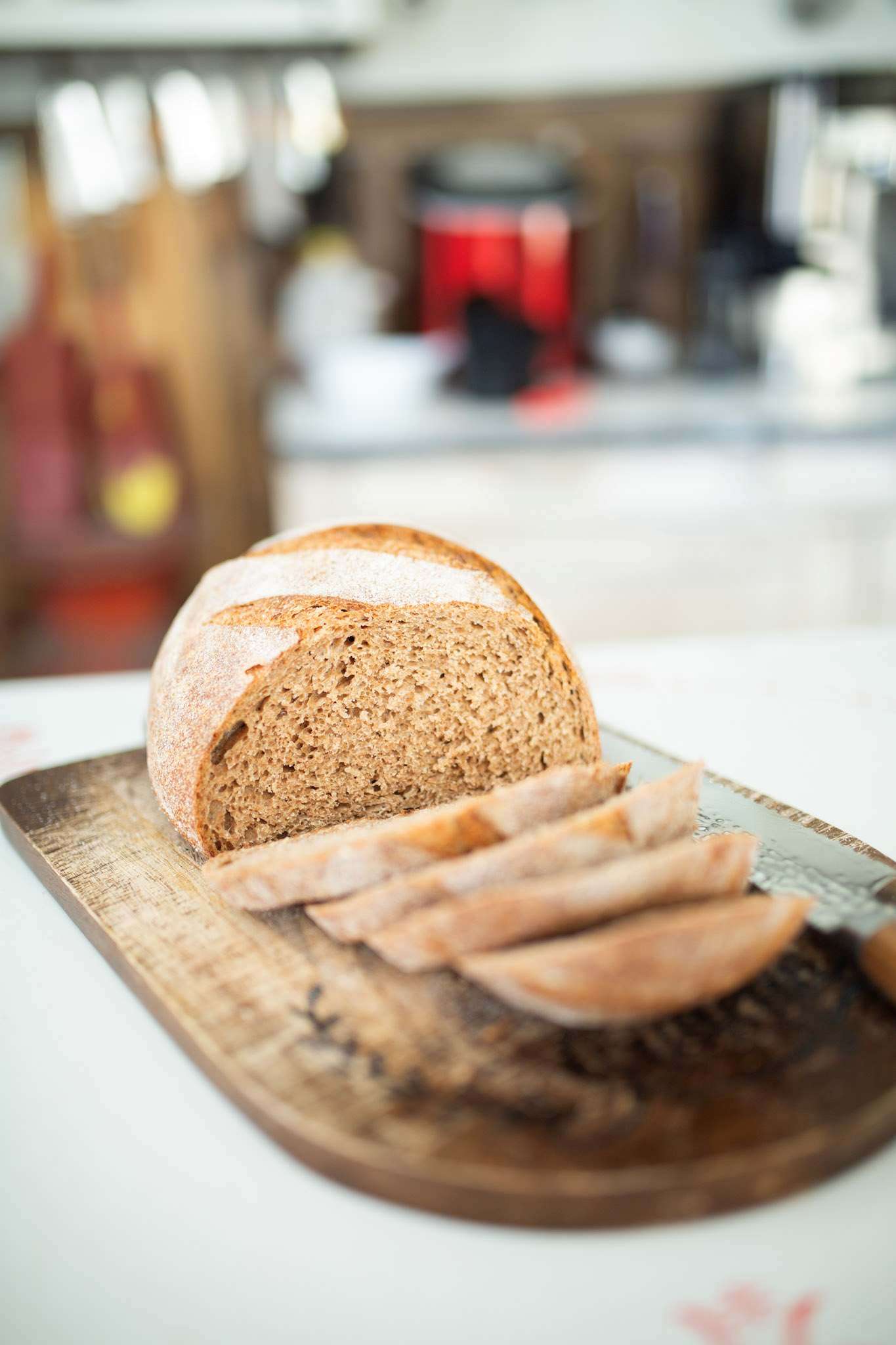 Spelt Sourdough Artisan Bread with Fresh Milled Flour - The Rose Homestead