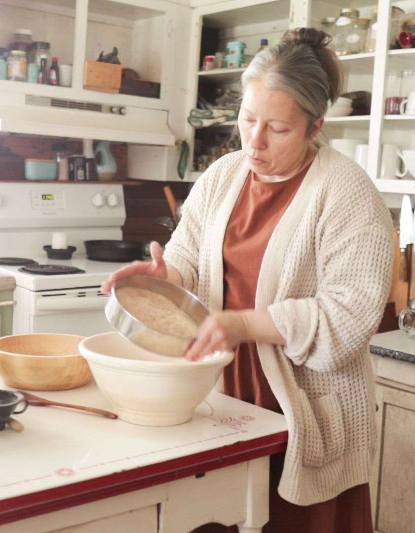 How to make All Purpose flour from Fresh Milled Flour - The Rose Homestead