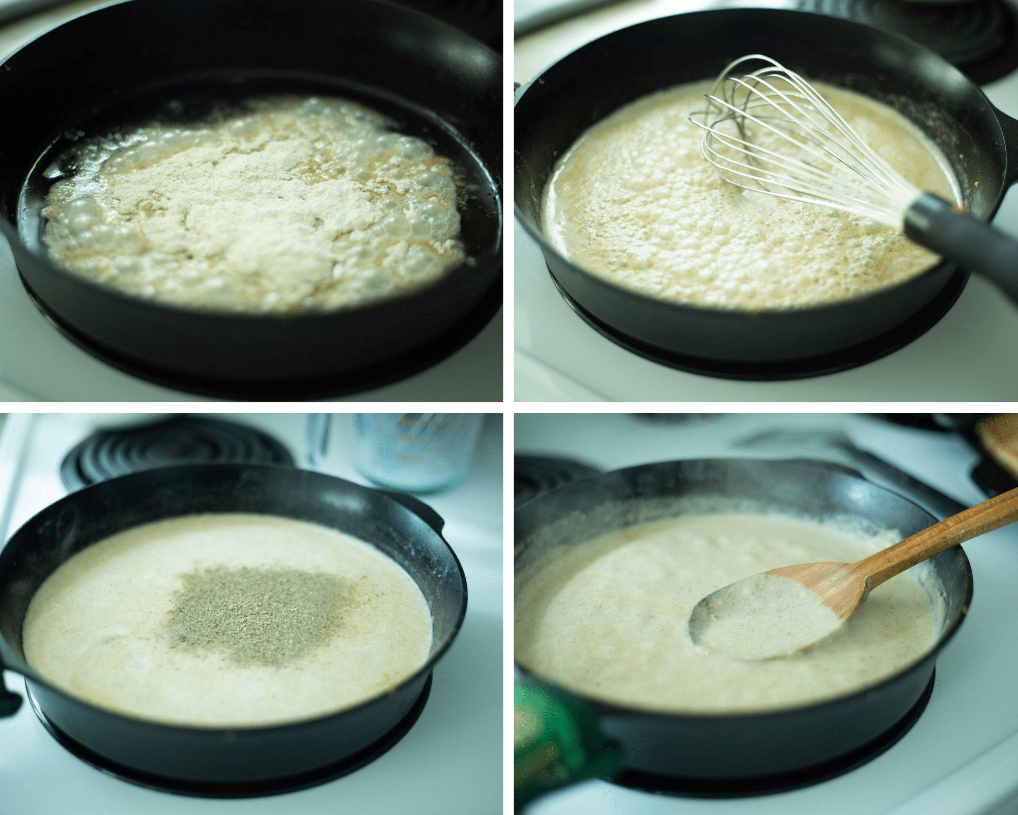 The Easiest Breakfast Gravy with Fresh Milled Flour - The Rose Homestead