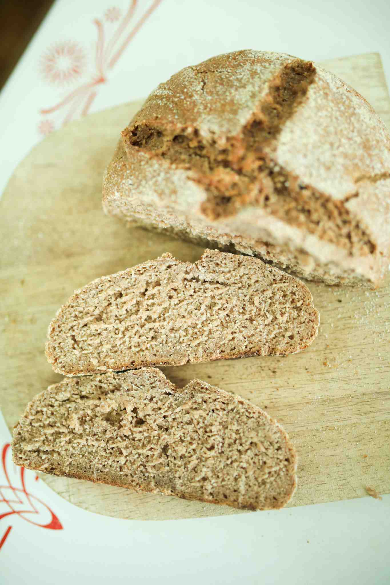 Sourdough Rye Bread (100% Fresh Milled Rye Flour) - The Rose Homestead